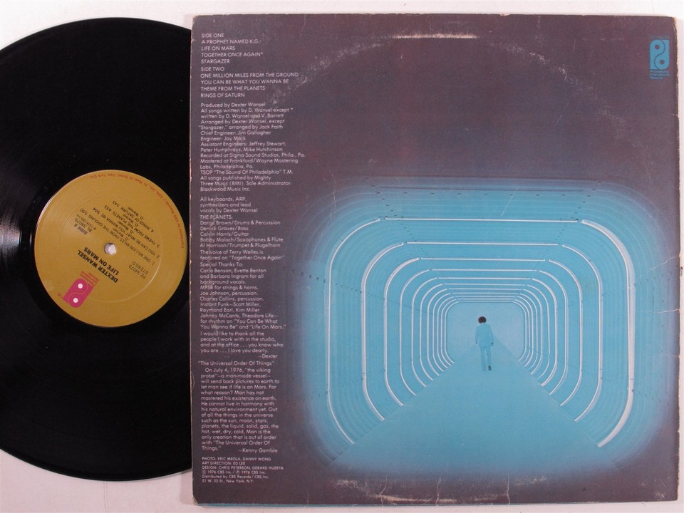 DEXTER WANSEL Life On Mars PHILADELPHIA INTERNATIONAL LP k | eBay