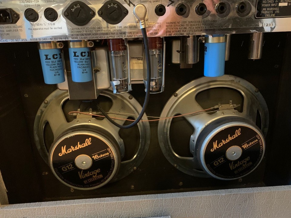 marshall silver jubilee combo original 1987 Mod. 2558 Serial n. 07208 ...