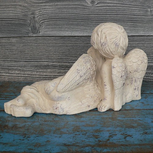 Engel Paar Grabschmuck Grabengel Terracotta 30cm groß Trauerengel ...