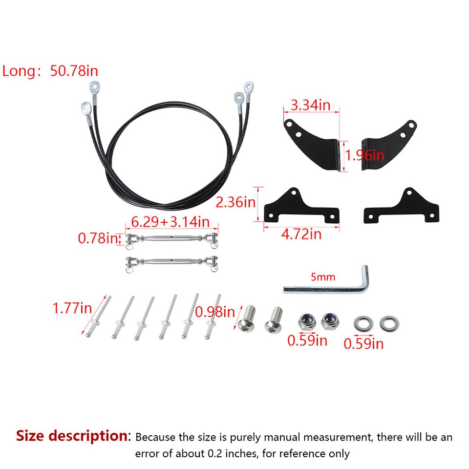 Branch Line Riser Obstacle Eliminate Rope Kit Accessories for Ford ...