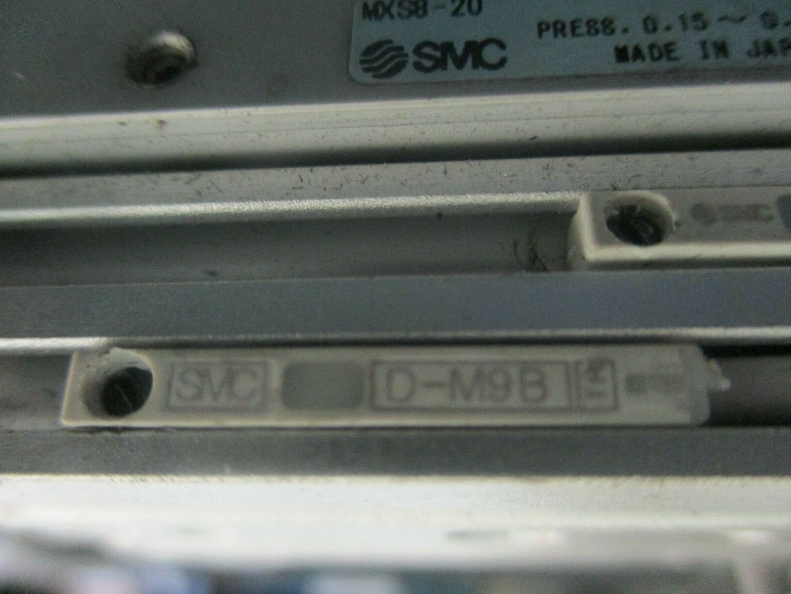 SMC Pneumatics: MXS8-20 Pneumatic Slide / Table with (2) D-M9B Sensors ...