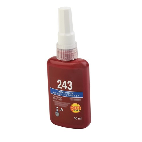 Thread Locking Adhesive 243 Medium Strength 50ml Capacity No Mixing ...