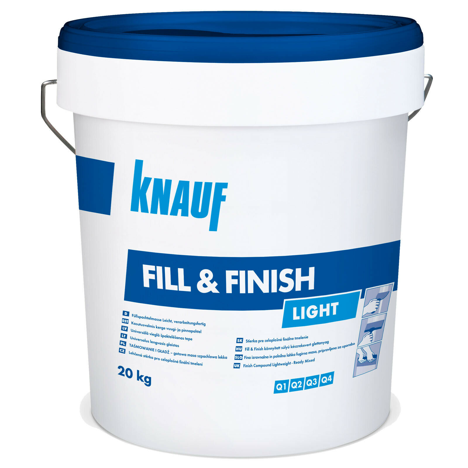 KNAUF Spachtelmasse Fill & Finish/ Super Finish/ Base Filler Rotband ...