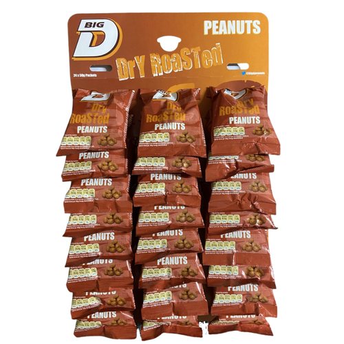 Big D Dry Roasted Nuts Pub Card 24 x 50g | eBay UK