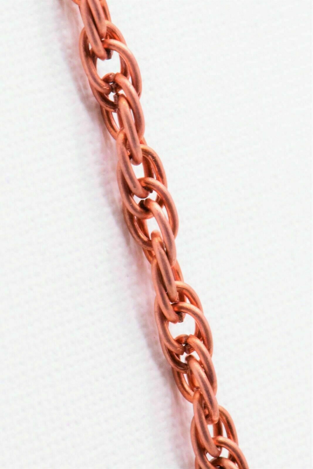 Copper Necklace Link 18" Chain Simple 4 mm Link Chain Necklace | eBay