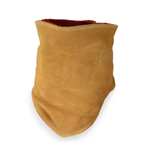 Filson x Astis Face Mask -S- 20029329 MADE IN USA Tan Leather Fleece ...