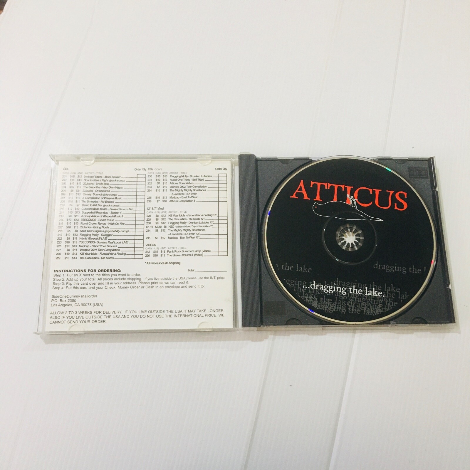 Atticus Dragging the Lake by Various Artists (CD, 2002) | eBay