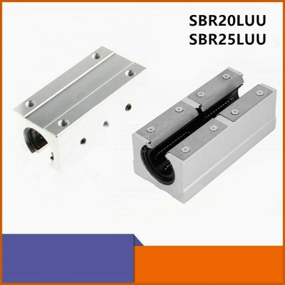 SBR25LUU SBR20LUU 25mm 20mm Open Linear Bearing Slide Linear Motion ...