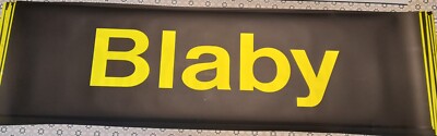 VINTAGE LEICESTER 2002 BUS BLIND BLABY BIRTHDAY/WEDDING GIFT | eBay UK