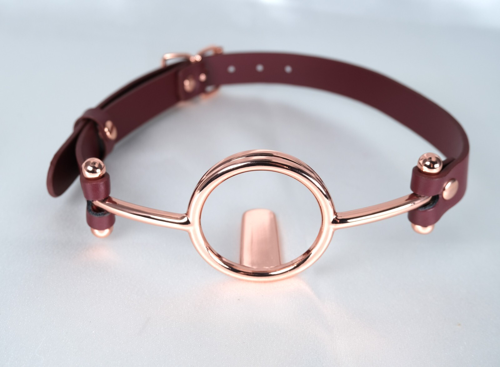 Rose Gold Flirting Tongue depressor Gag Deep Throat Gag Bondage Mouth ...