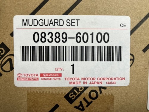Land Cruiser Mudflaps Black TOYOTA GDJ250W TRJ250W 08389-60100 front ...