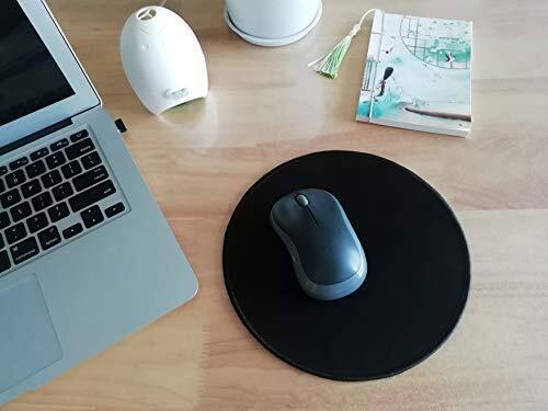 3 Pack round Mouse Pads with Stitched Edges, Single Circular Mouse Pad ...