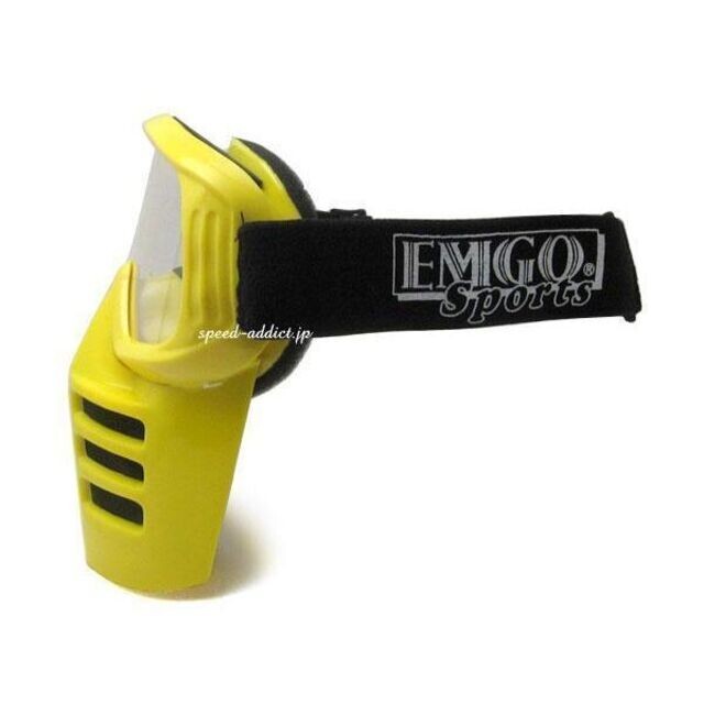 EMGO FACE MASK GOGGLE YELLOW Vintage Unused | eBay