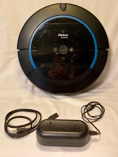 iRobot Scooba 450 Black Robotic Floor Scrubbing Robot Cleaner Scrubber ...