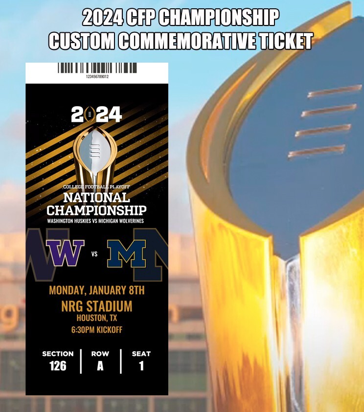 College Football Playoff Trophy 2024