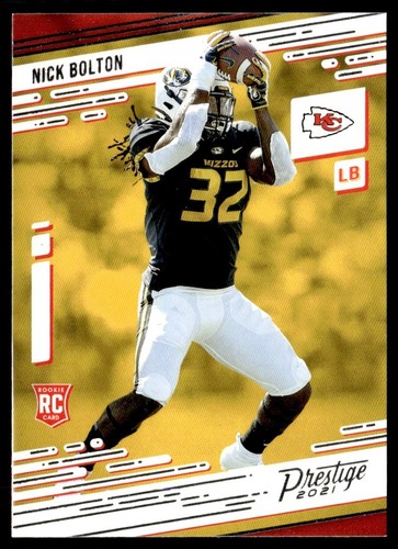2021 Panini Prestige Nick Bolton Rookie Kansas City Chiefs #253 | eBay