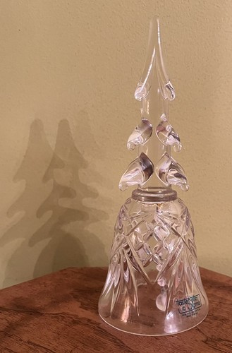 Vintage 24% Lead Crystal Taste Setter by Sigma Christmas Tree Bell | eBay