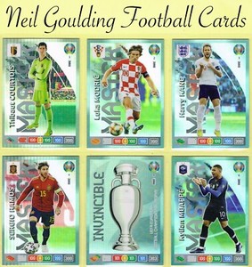 Panini EURO 2020 ☆ MASTER/INVINCIBLE ☆ Adrenalyn XL Football Cards #1 ...