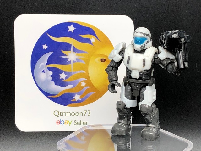 Halo Mega Bloks Set #CNJ45 UNSC White ODST with Rocket Launcher & Drop ...