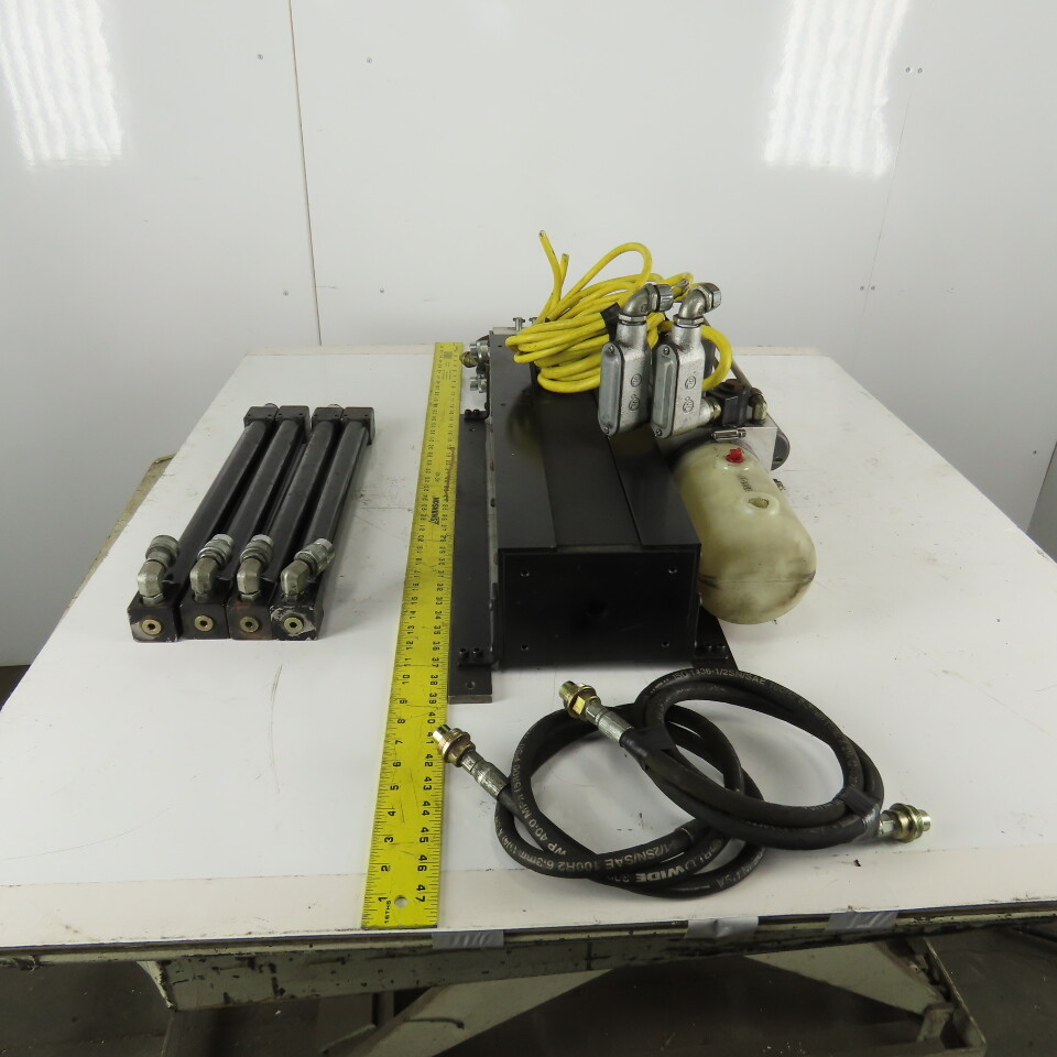 Monarch Dyna-Lift 4 Post 12" Stroke Hydraulic Lift System 3000SI 120V ...