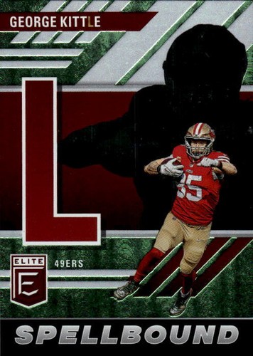2023 Donruss Elite George Kittle #SB-GK5 Spellbound Green San Francisco ...