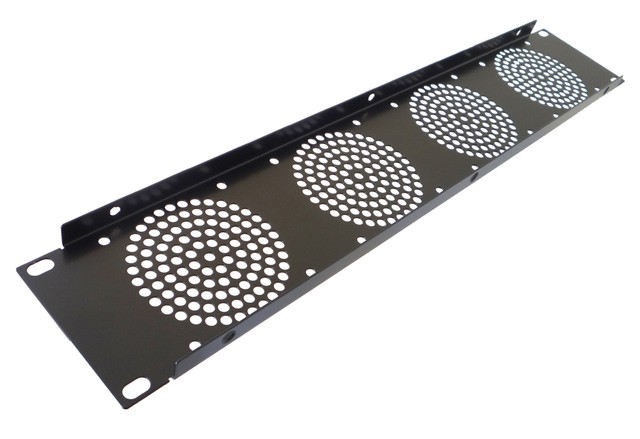 2u Rack Panel 19" With 4 X 80mm Fan Hole for Network Cabinet Mount ...