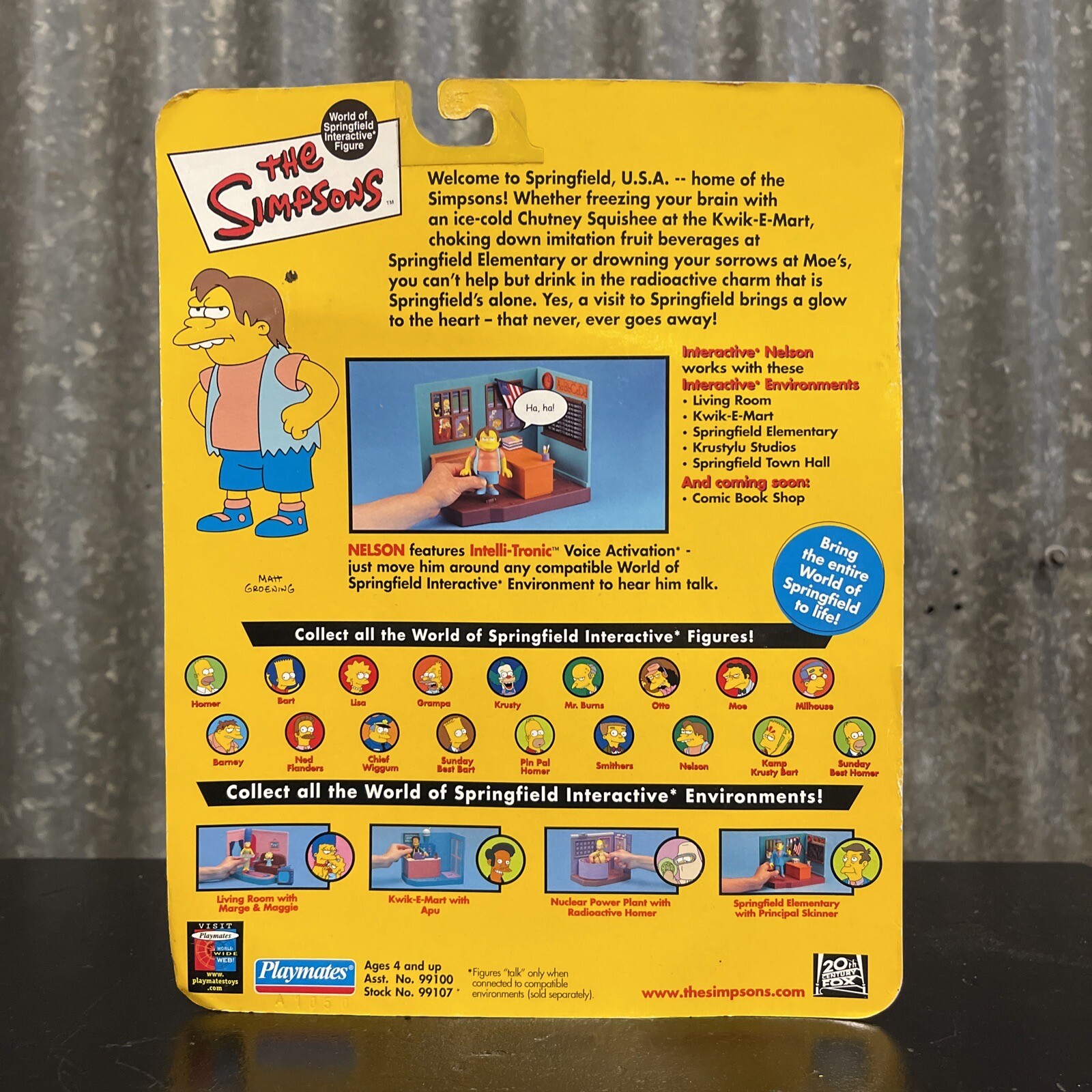 THE SIMPSONS - NELSON - WAVE 3 WORLD OF SPRINGFIELD INTERACTIVE - 2000 ...