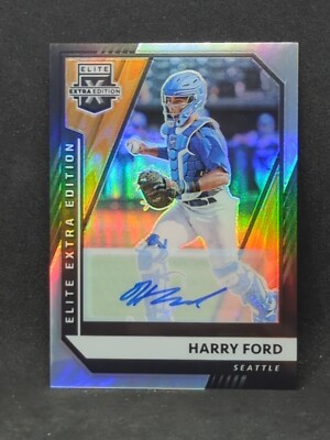 2021 Elite Extra Edition Harry Ford Rookie Auto. #/25 Seattle Mariners ...