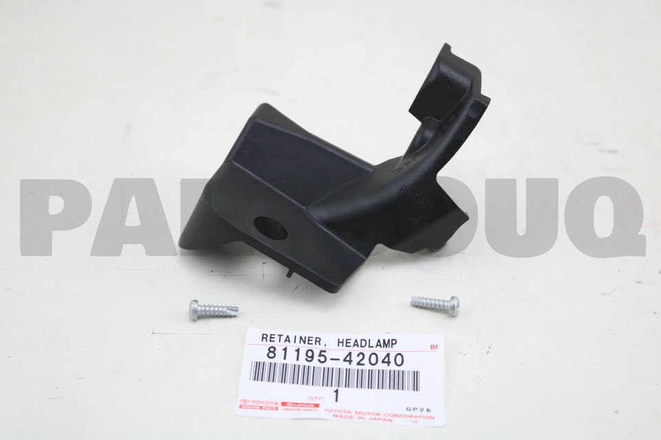 8119542040 Genuine Toyota RETAINER, HEADLAMP 81195-42040 | eBay