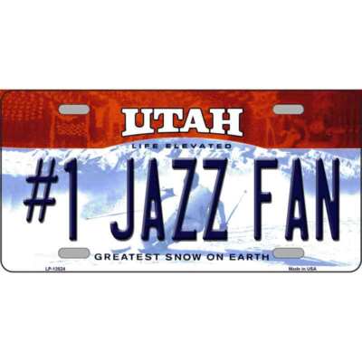 Number 1 Jazz Fan Novelty Metal License Plate Tag Tag LP-13524 | eBay