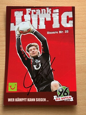 Frank Juric - Hannover 96 - Autogrammkarte original signiert - #S3631 ...