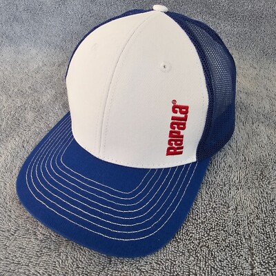 Rapala Fishing Lures Hat Trucker Cap Blue and white Mesh Snapback Cap ...