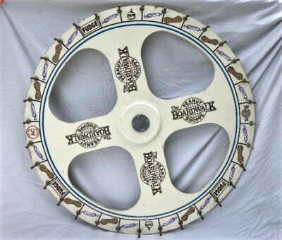 Vintage Carnival Boardwalk Game Wheel Of Chance Atlantic City Boardwalk ...