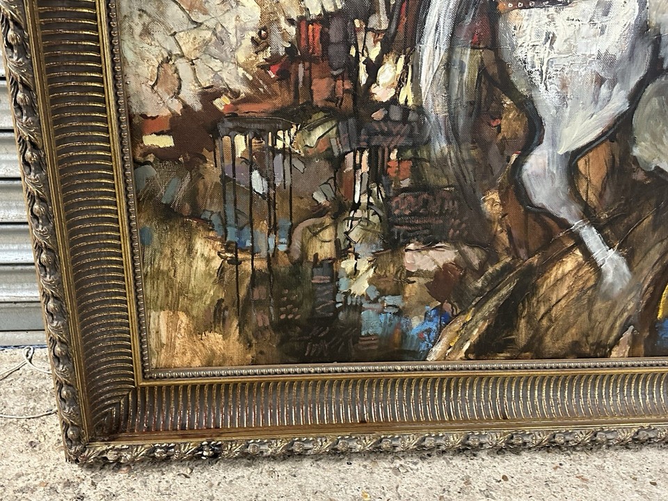 Rare Huge Stunning Oil Painting Of Saint George By The Artist Lev ...