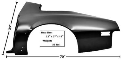 1975-81 Pontiac Firebird/ Trans Am Quarter Panel Full - LH New | eBay