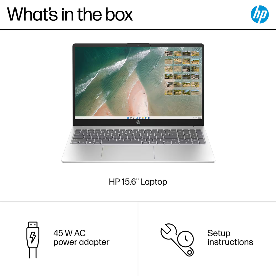 HP 15.6" Touch Laptop, 6-Core Intel i3, 16GB RAM & 1TB SSD, W11 Pro ...