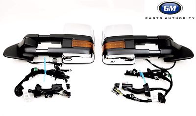 2015-2018 Silverado Sierra Chrome DQS POWER FOLD Camper Trailer Tow ...