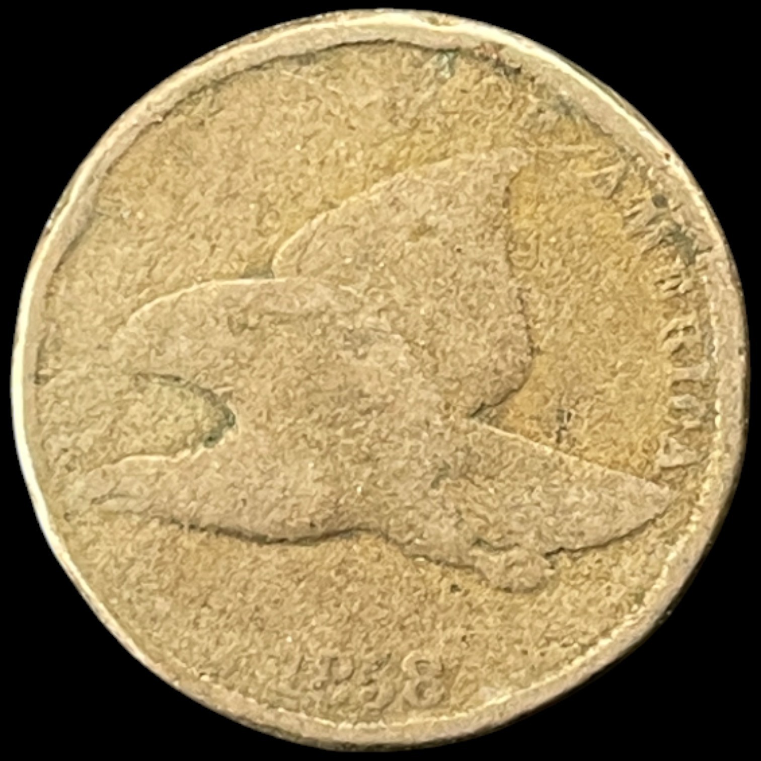1858 Flying Eagle Cent Antique 1c Penny US Coin United States of ...