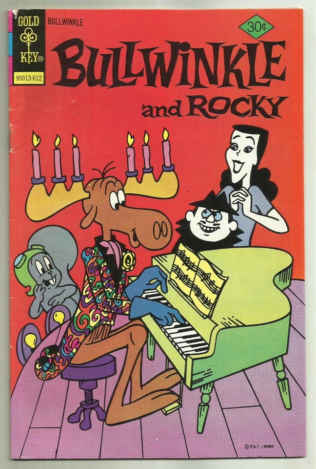 BULLWINKLE AND ROCKY #13 & #14 (Based on Classic TV Cartoon) Gold Key ...