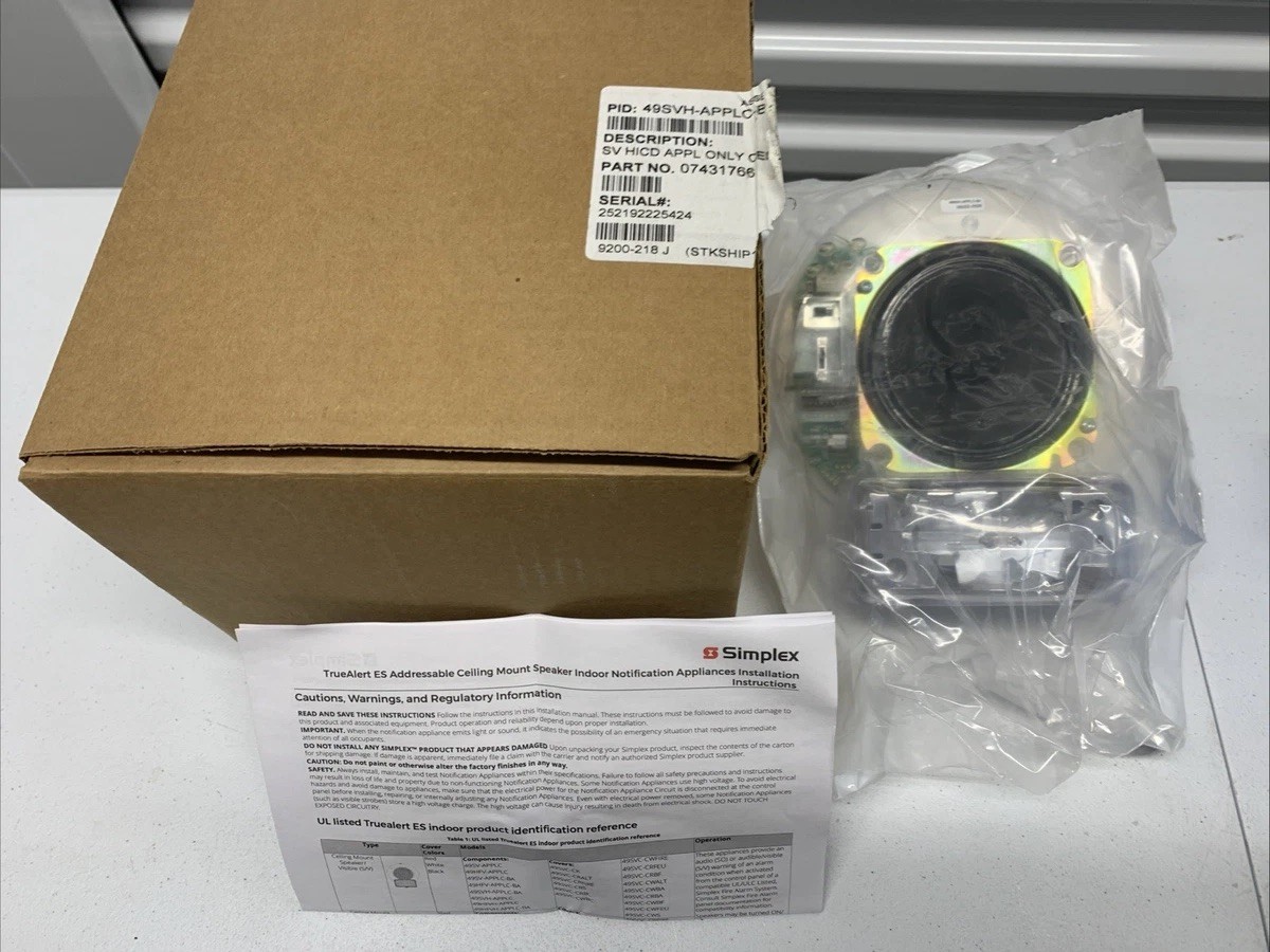 Simplex 49SV-APPLC Fire Alarms for sale online | eBay