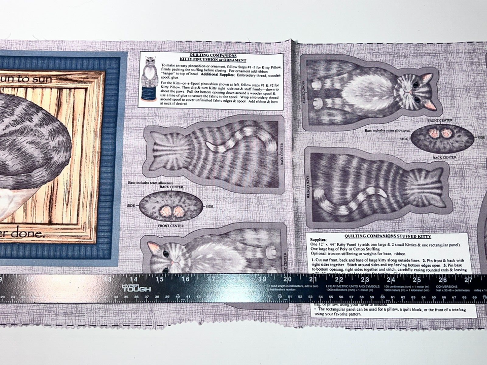 "Quilting Companions" panel Robin Betterley -Pincushion/Ornament ...