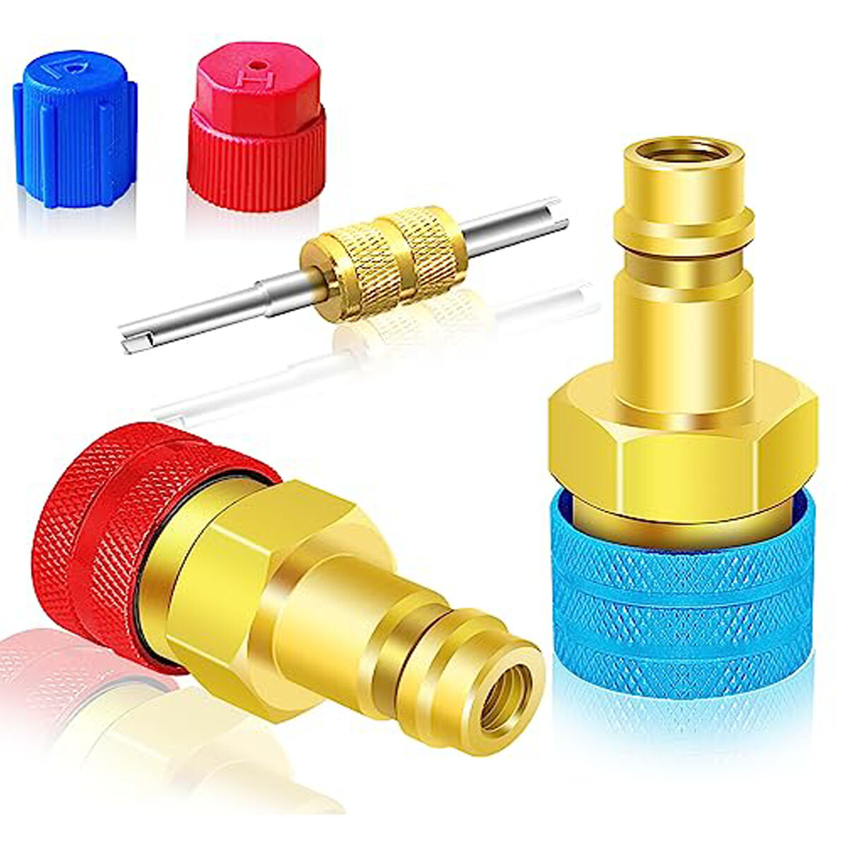 Low Side R1234yf to R-134a Service Quick Coupler W/ R12 to R134a ...