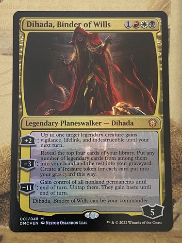Dihada, Binder of Wills MTG Dominaria United Commander rare ...