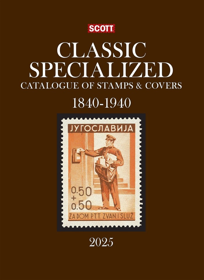 New 2025 Scott Classic Specialized Catalogue Postage Stamp & Covers ...