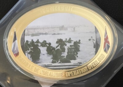 Windsor Mint "Operation Overlord" Gold Plated Proof with COA 2014 ...