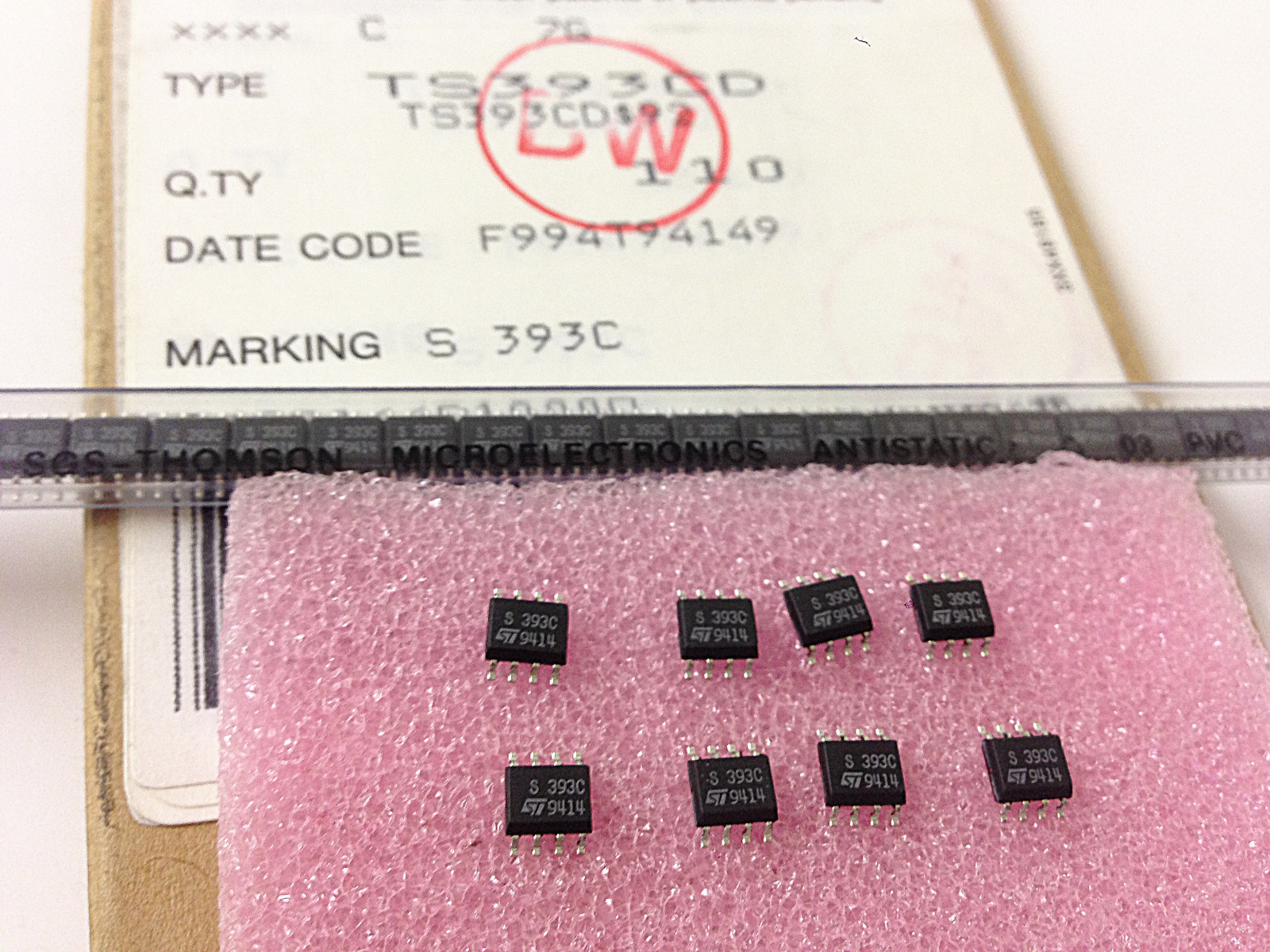 10 pieces TS393 CD MICROPOWER DUAL CMOS VOLTAGE COMPARATOR TLC393 NEW | eBay
