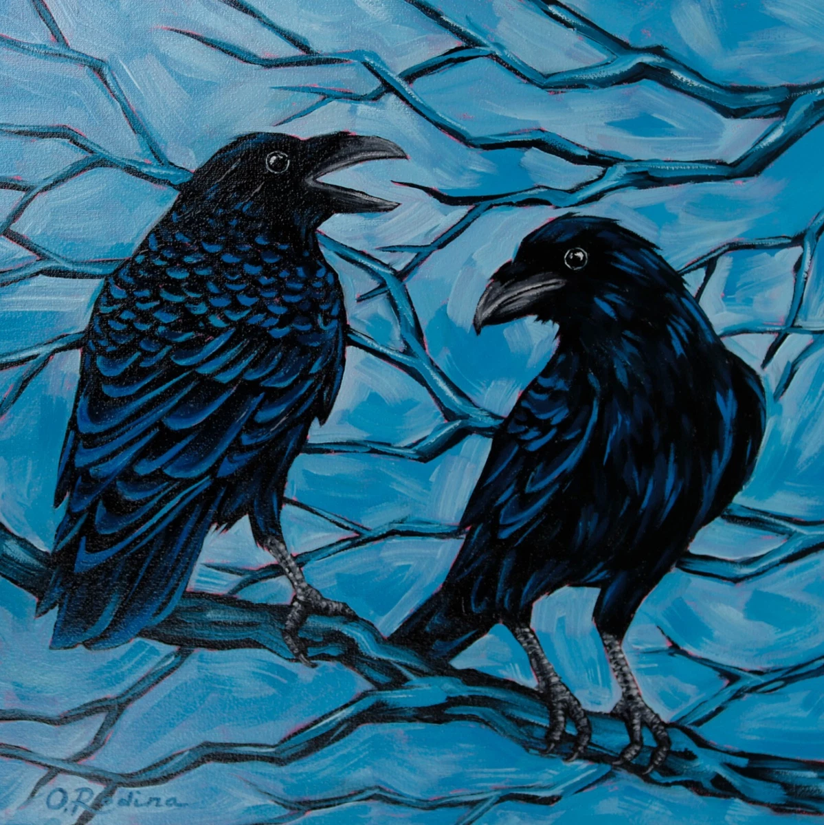Raven Bird Art