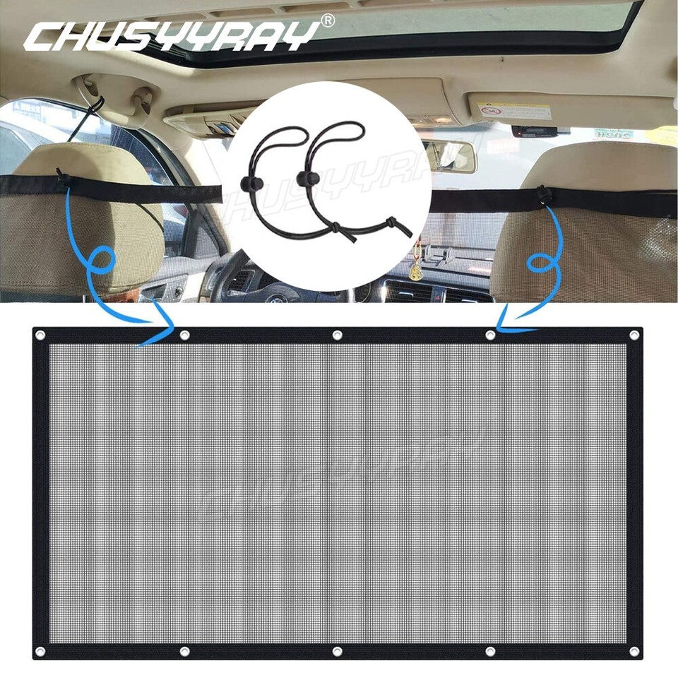 Pet Net Vehicle Safety Mesh Dog Barrier For SUV Car Van Fits Behind ...