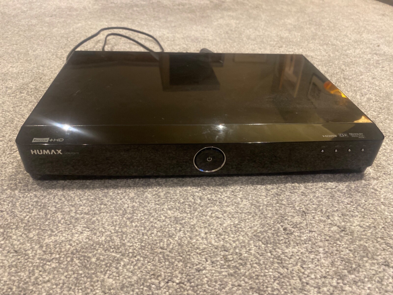 Humax HDR-FOX T2 500GB HDD Freeview HD Twin Tuner Digital TV Recorder ...