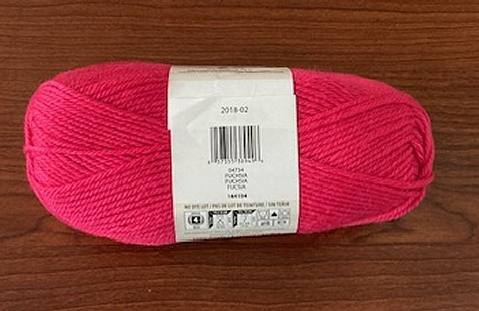 Bernat Satin Yarn, Fuchsia, #4, 100% Acrylic, 200 Yds - 6 Avail. | eBay